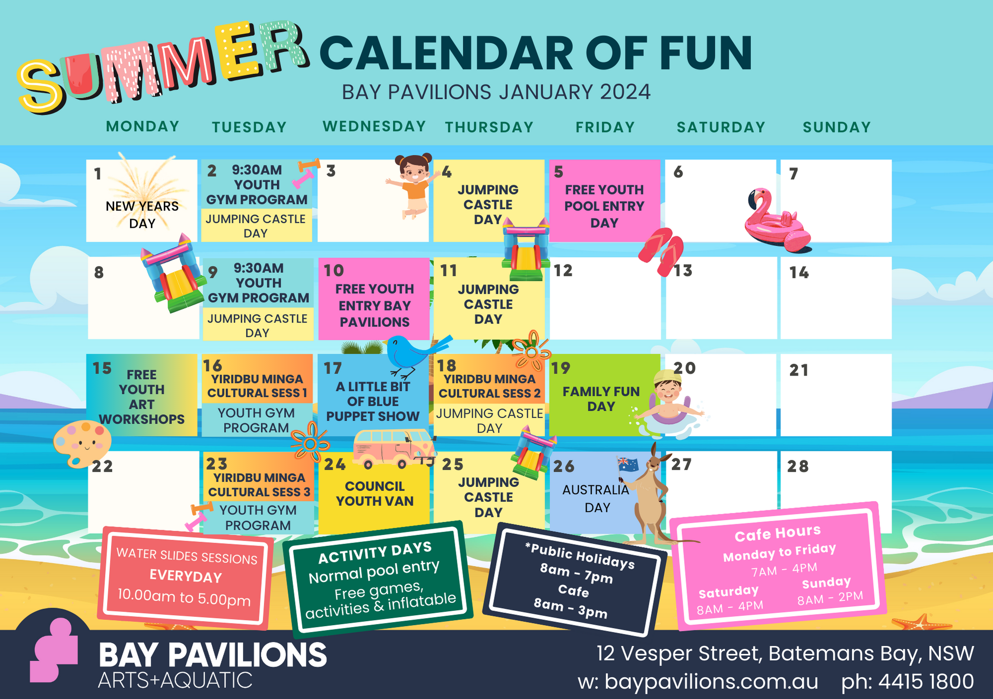 Summer Calendar of Fun - Bay Pavilions